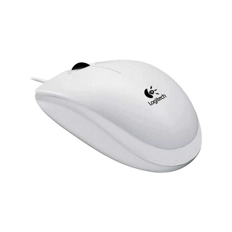 LOGITECH MOUSE B100 BIANCO USB